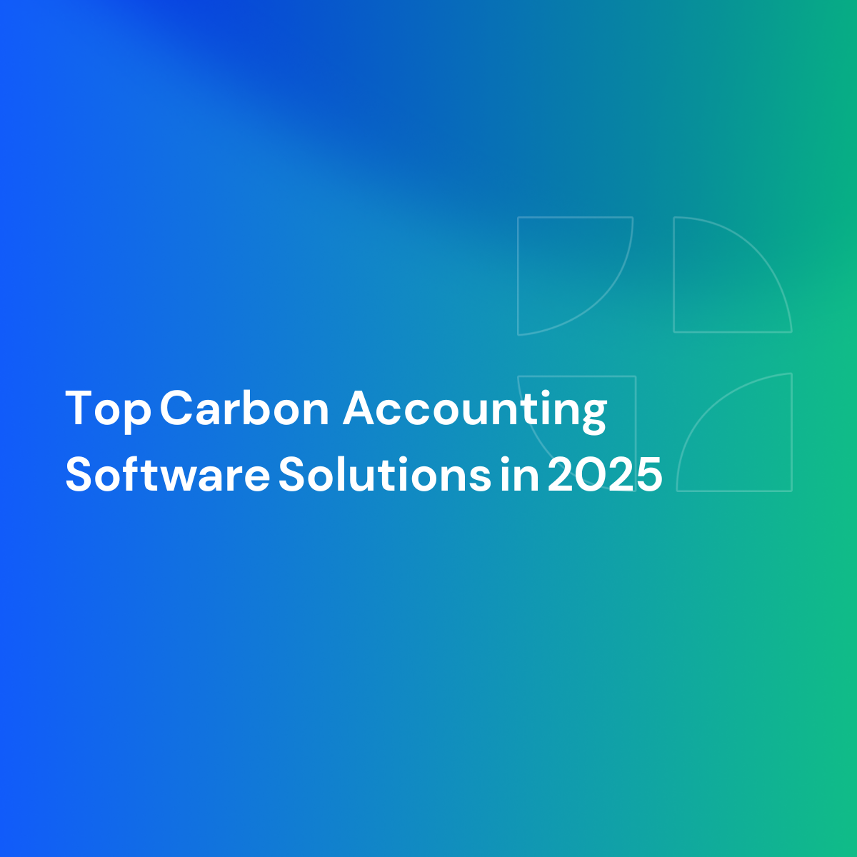 SINAI | Top Carbon Accounting Software Solutions in 2025 | SINAI